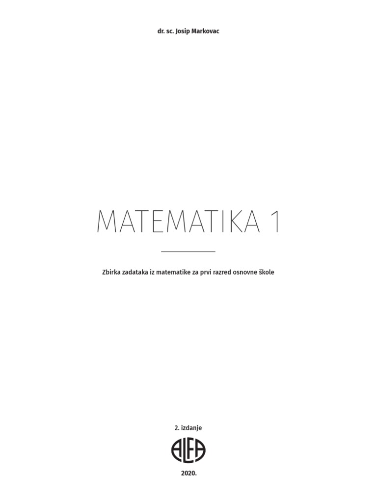 Matematika - 1 Zbirka KB | PDF