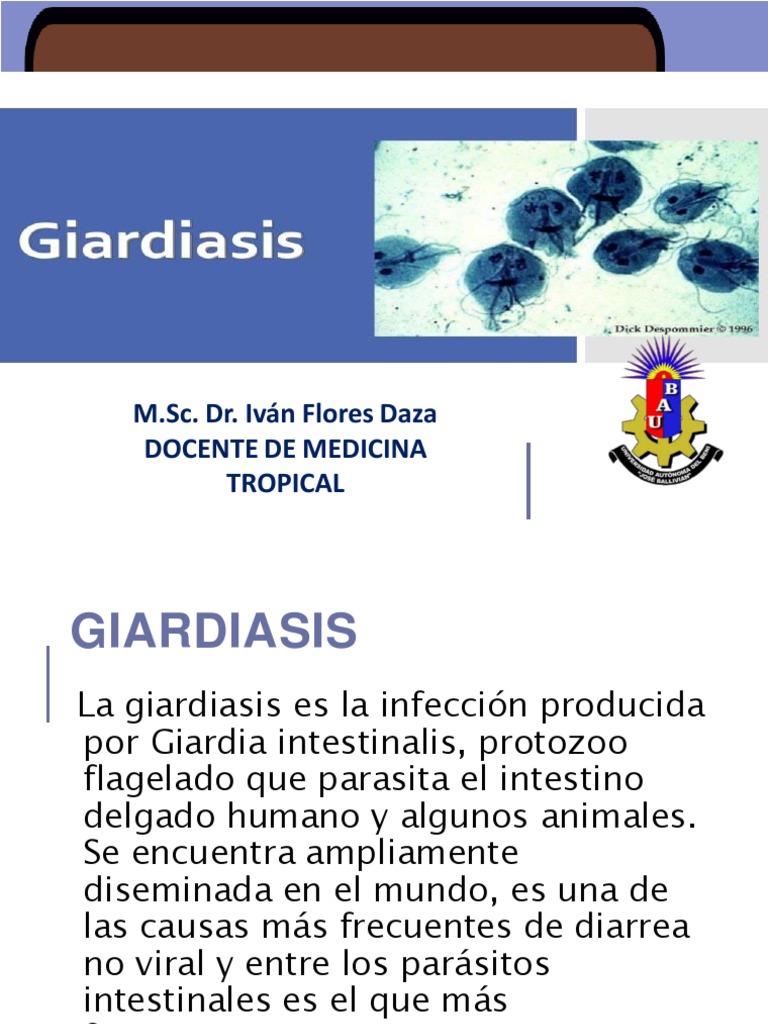 GIARDIASIS | PDF | Diarrea | Heces