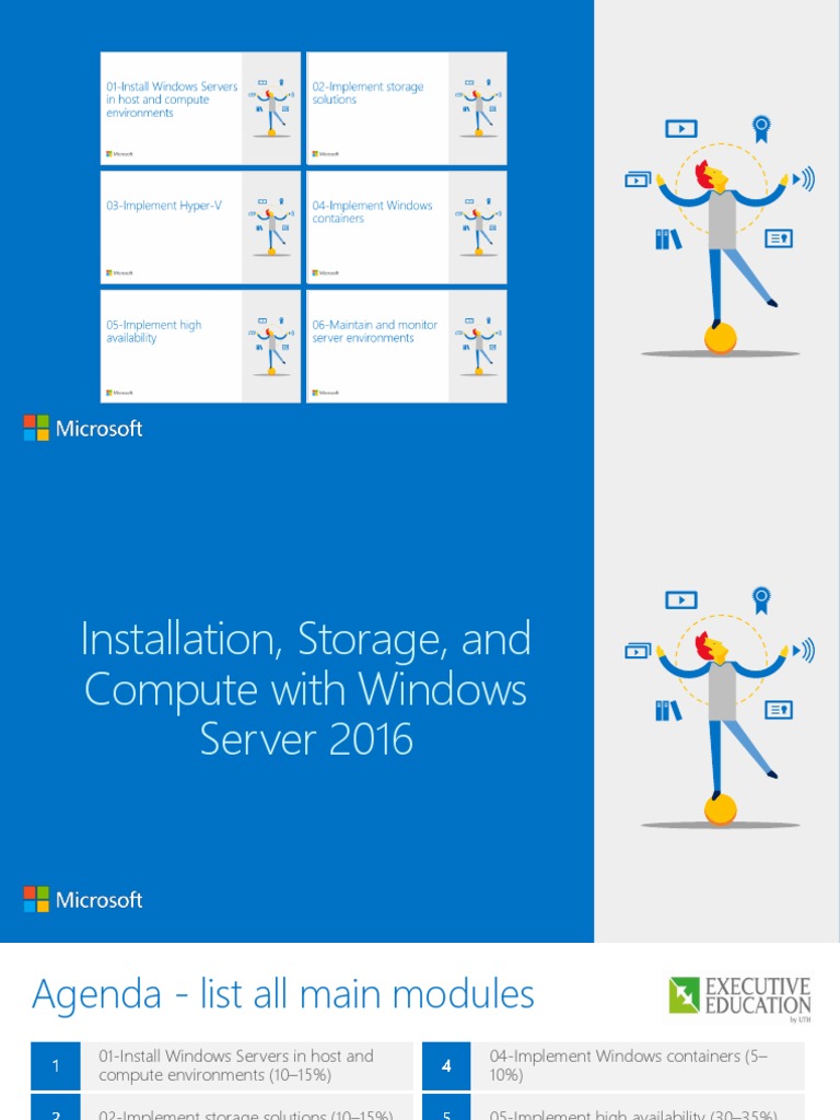 Instalacion Windows Server | PDF | Hyper V | Computer Cluster
