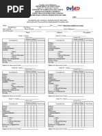 DepEd Form 137-E | PDF | Philippines | Further Education