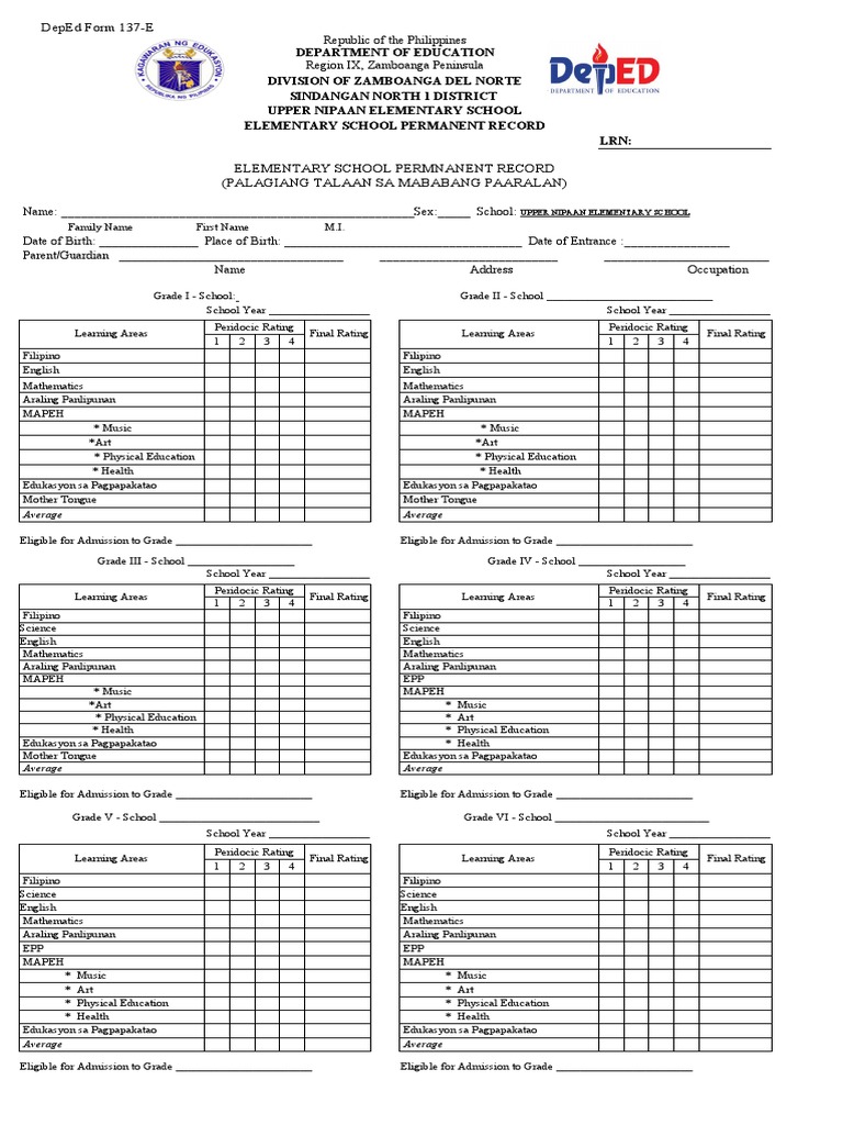 Rebuilt - Form 137 New | PDF | Behavior | Psychology