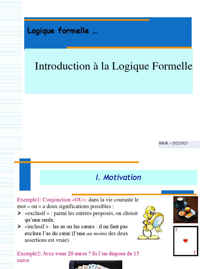 Introduction à la Logique Formelle | PDF | Logique | Logique mathématique