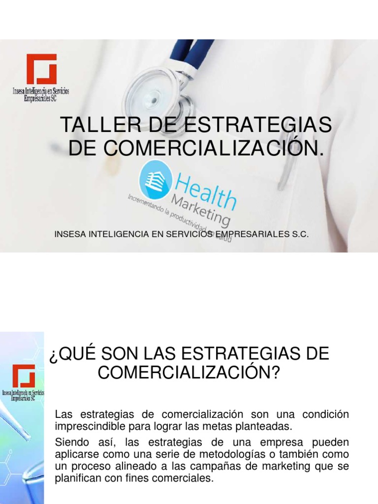 Anexo 03.taller de Estrategias de Comercialización | PDF | Marketing ...