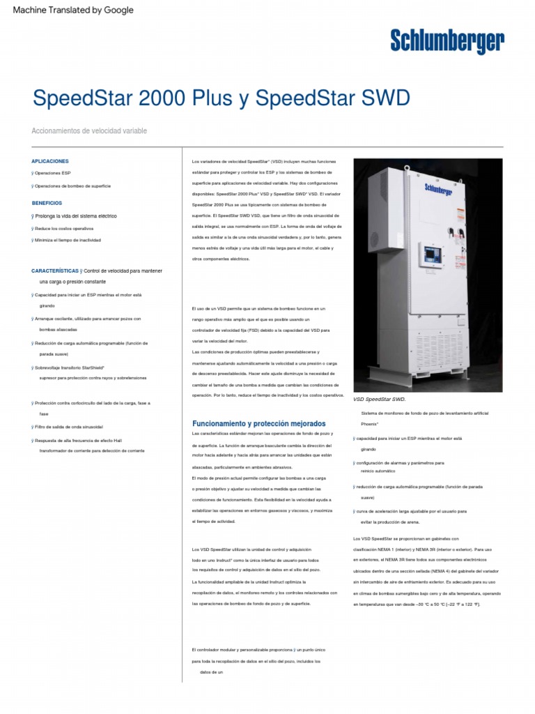 SpeedStar 2000 Plus and SpeedStar SWD Drives 15 AL 42223 PS | PDF ...