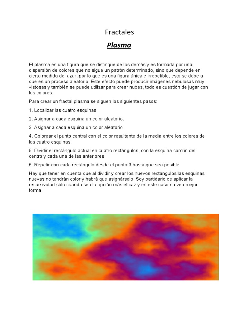 Fractales - Plasma | PDF | Fractal