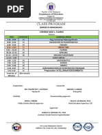 Class Program Kinder Sy.2022 2023 | PDF | Educational Institutions ...