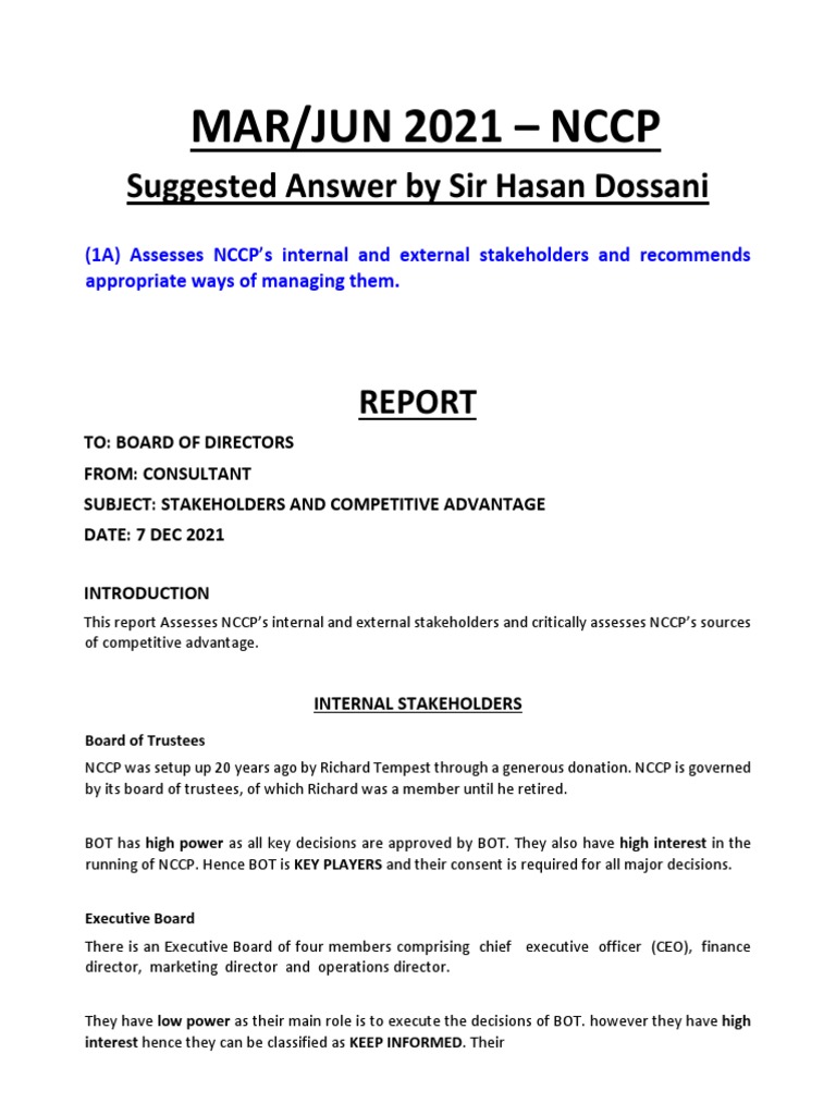 NCCP - Suggested Answer | PDF | Computer Security | Security