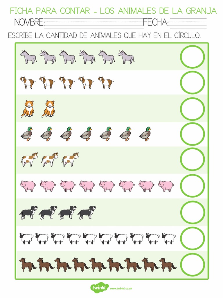 Numeros 1 Al 20 | PDF