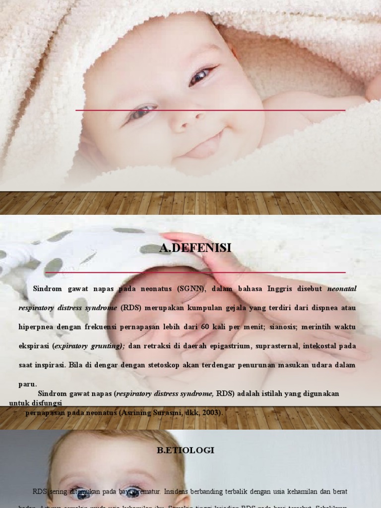 Asuhan Keperawatan Anak Dengan RDS PPT Esi | PDF