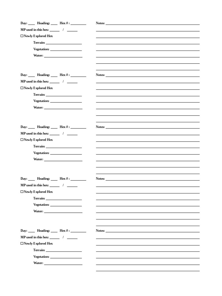 BFRPG Hexcrawl Log r1 | PDF | Foreign Language Studies | Science ...