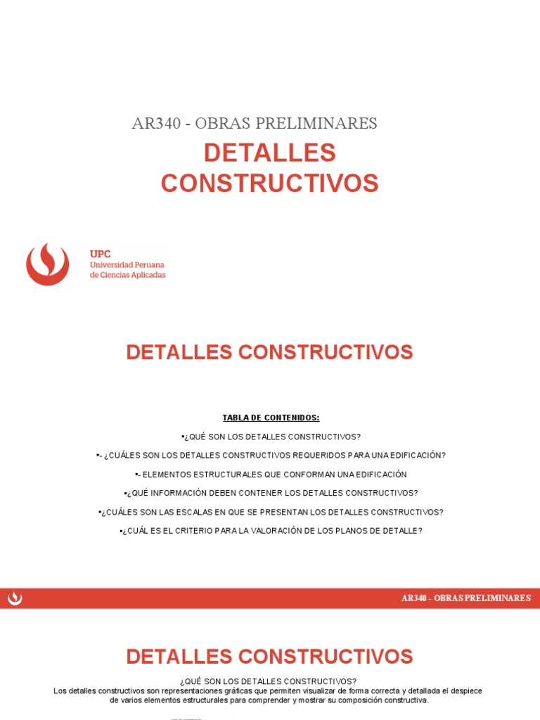 S7 - Detalles Constructivos | PDF