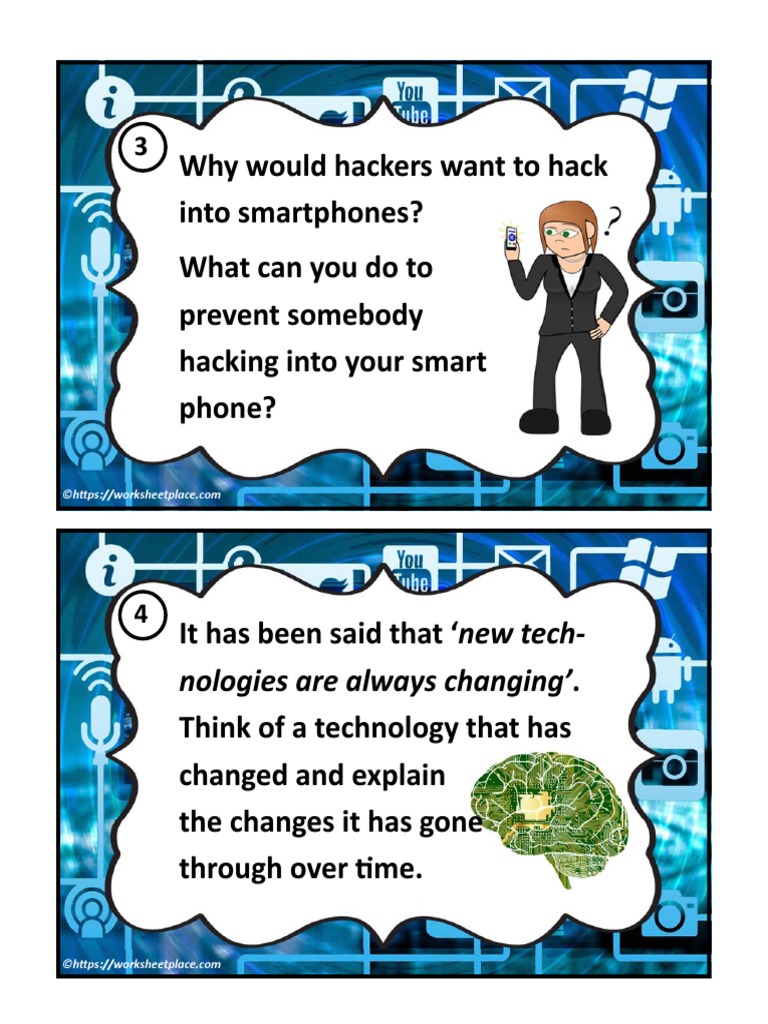 Social Media Task Card 3 4 | PDF