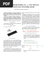 Instruciones de Emu8086 | PDF | Lenguaje ensamblador | Programa de computadora
