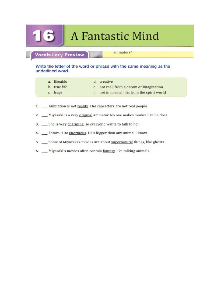 Reading Fantastic Mind | PDF