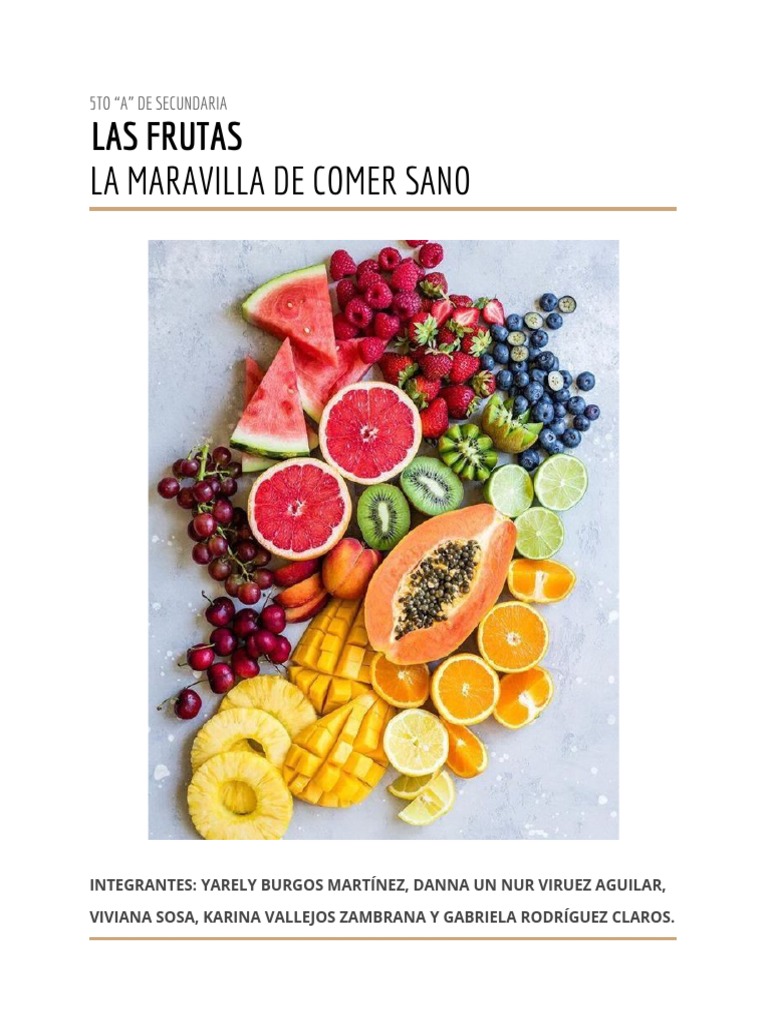 Las Frutas | PDF | Uva | fresa