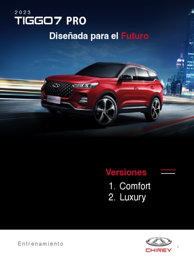 Entrenamiento 2023: Presentación del nuevo Tiggo 7 Pro | PDF | Sistema de freno antibloqueo ...