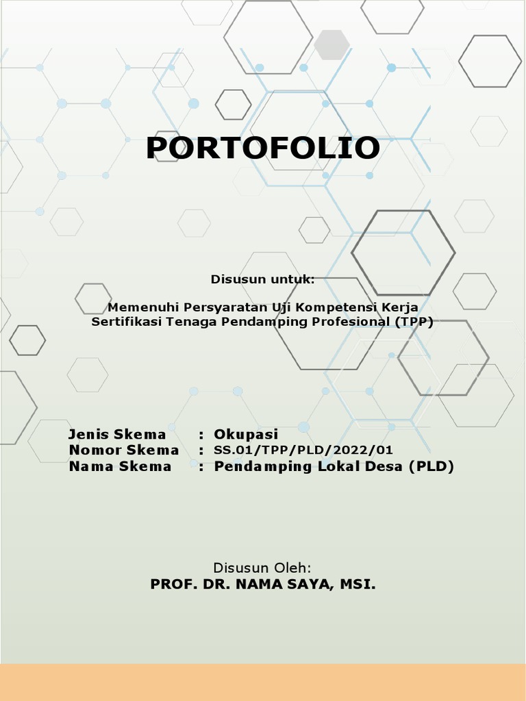 Template Portofolio PLD | PDF