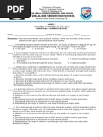 Hope Grade 11 Second Quarter | PDF | Eating Disorder | Eating