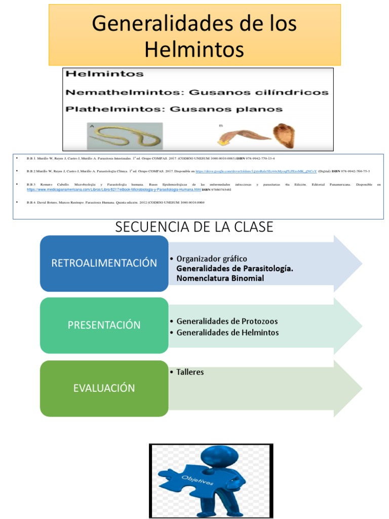 3 Generalidades de Los Helmintos PI2022 | PDF | Parasitología | Parasitismo