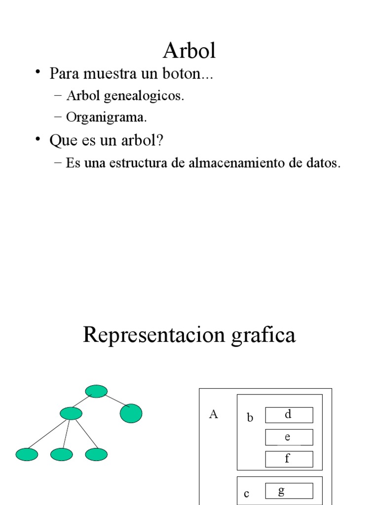 Arbol | PDF