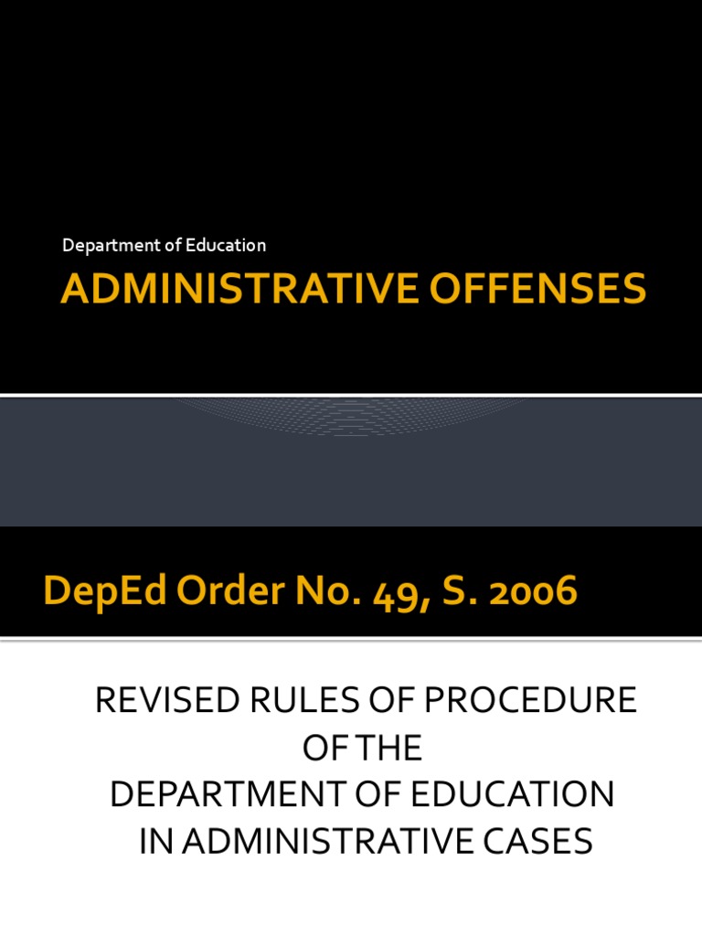 Administrative Offenses Ppt1 | PDF | Interest | Forgery
