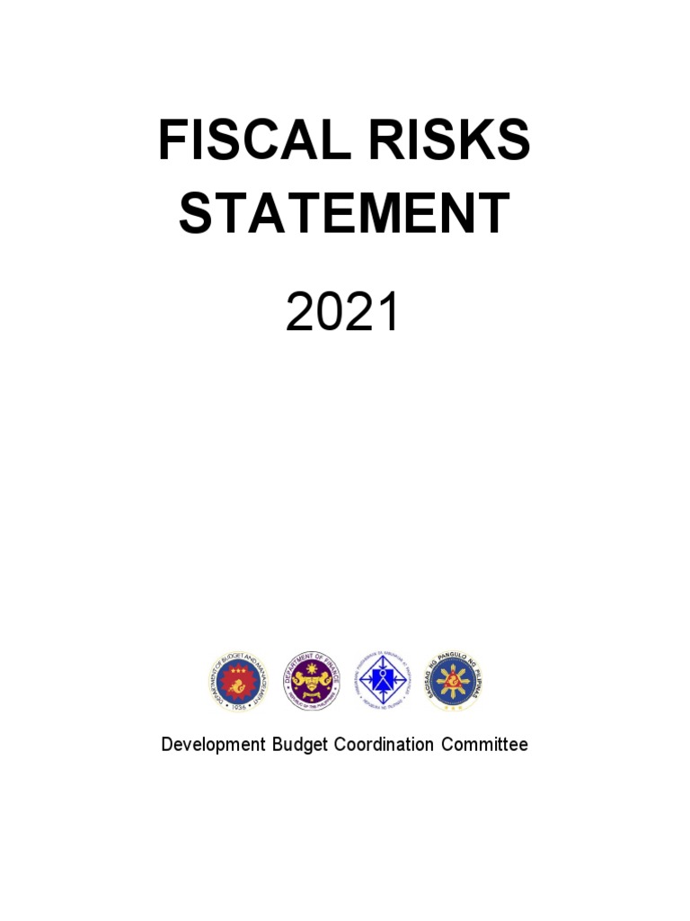 Fiscal Risks Statement 2021 For Circulation | PDF | Monetary Policy | Inflation