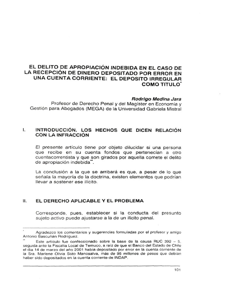 El Delito de Apropiación Indebida | PDF | Propiedad | Dinero