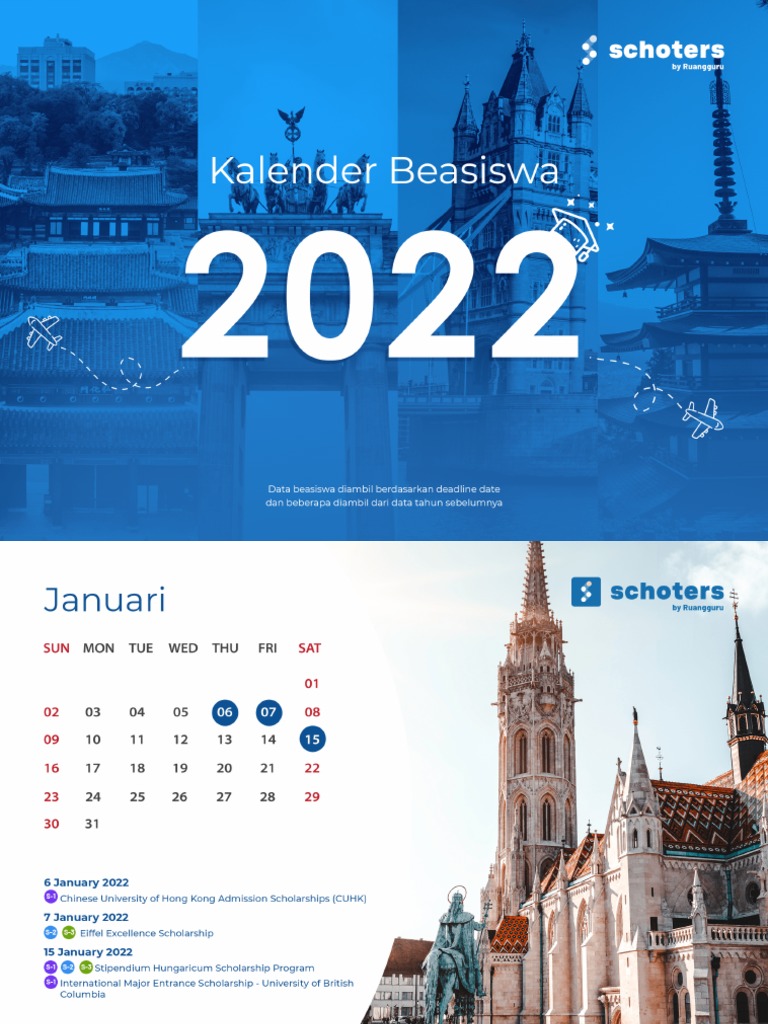 Kalender Beasiswa by Schoters | PDF