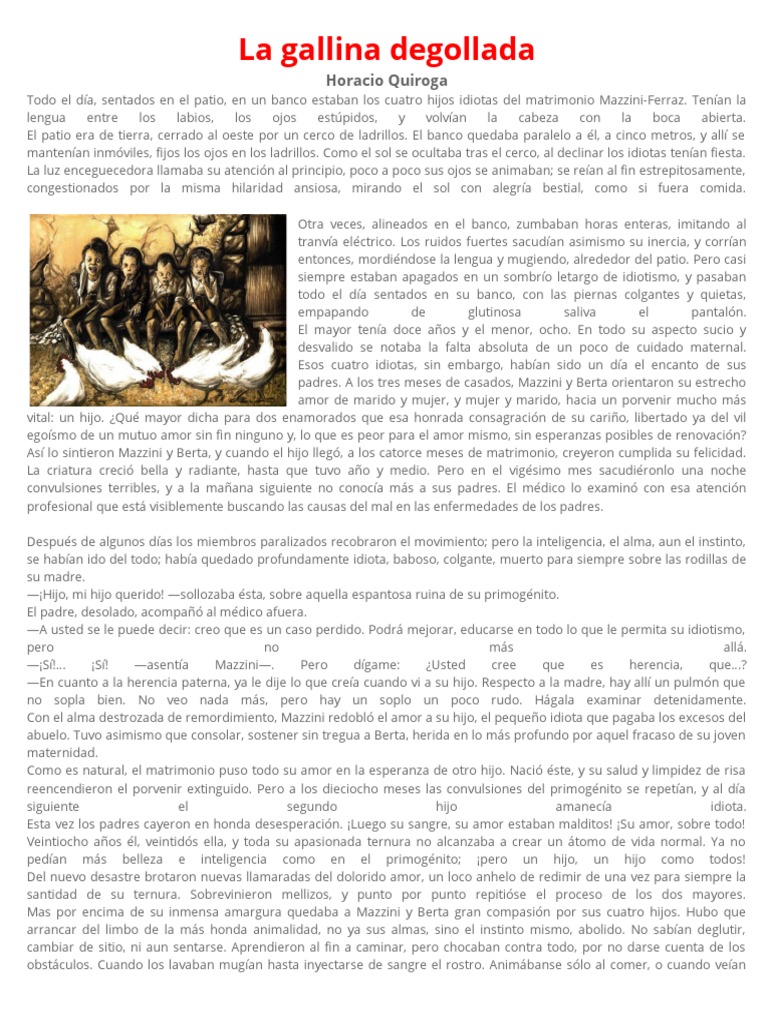 La Gallina Degollada | PDF | Amor
