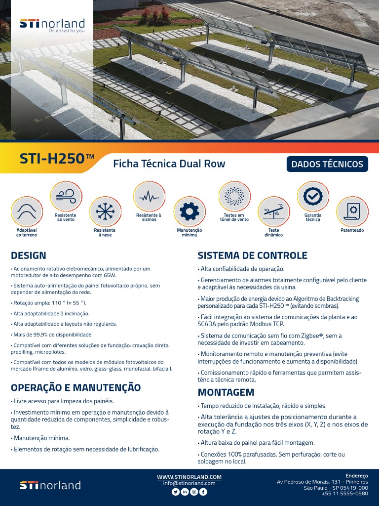 Ficha STI H250 V05 PT Datasheet | PDF | Scada | Engenharia Elétrica