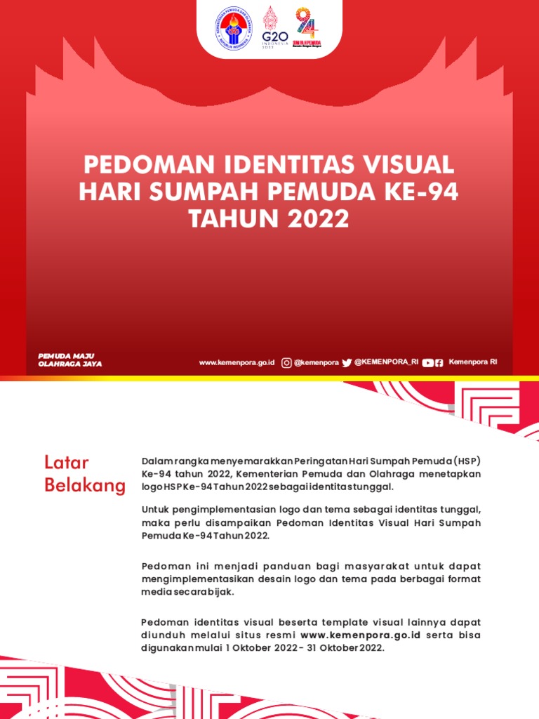 5857pedoman Identitas Visual HSP Ke 94 Tahun 2022 | PDF