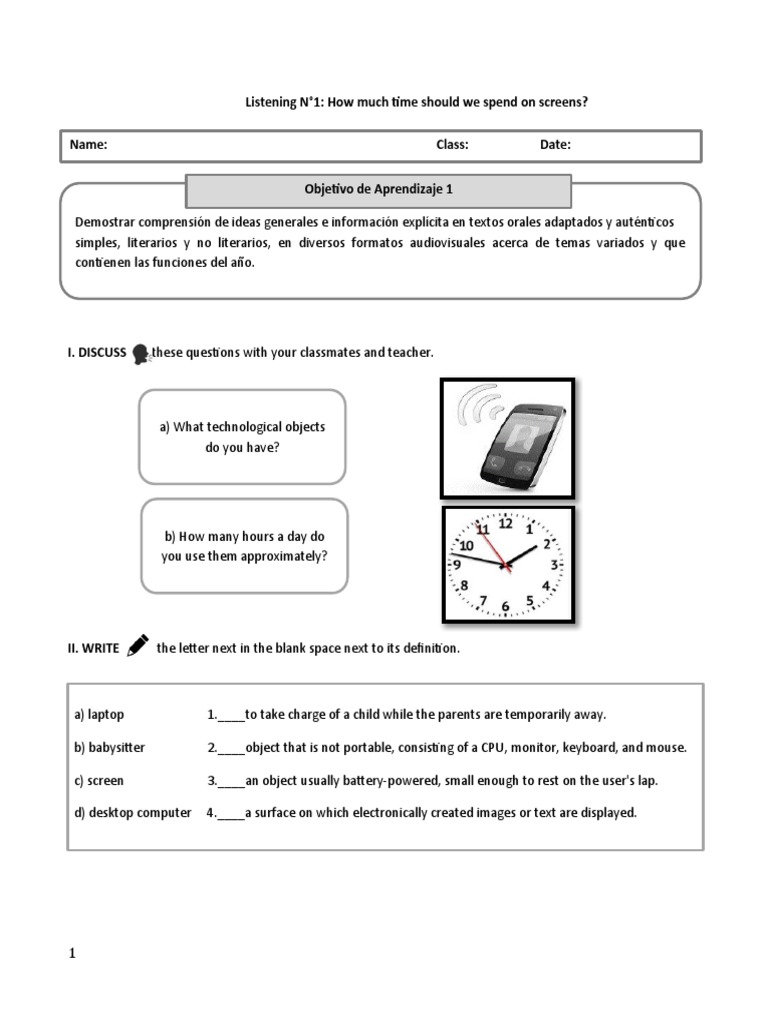 Oa1 80 Basico Unit 1 | PDF | Information And Communications Technology ...