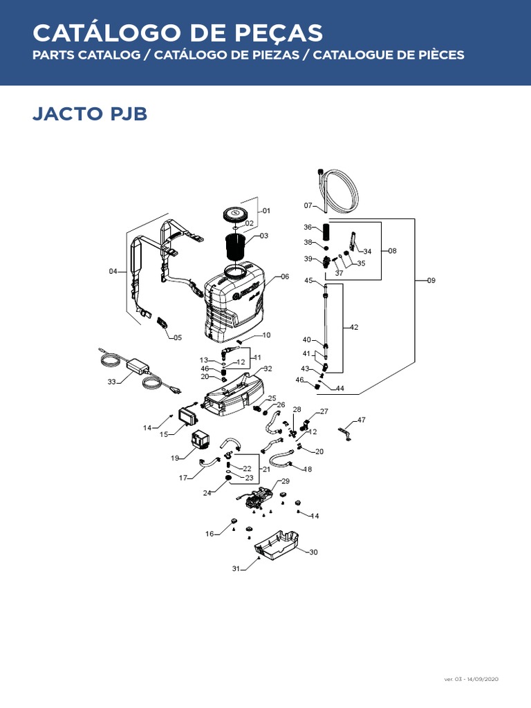 Product File File en US 1607968626041 Parts Catalog Jacto PJB | PDF