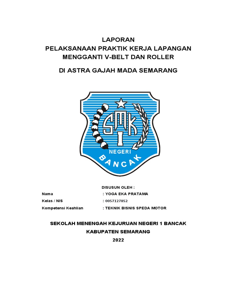 Format Laporan PKL TBSM | PDF
