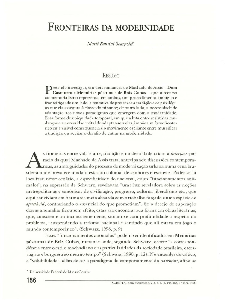 17 - Fronteiras Da Modernidade | PDF | Modernidade | Teatro