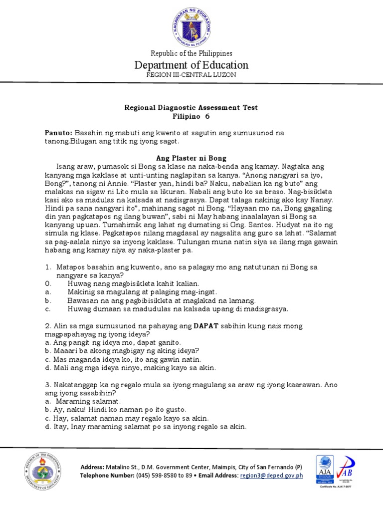 Filipino 6 | PDF