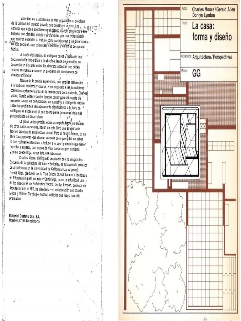La Casa Forma y Diseño Charles Moore Gerald Allen Donlyn Lyndon | PDF