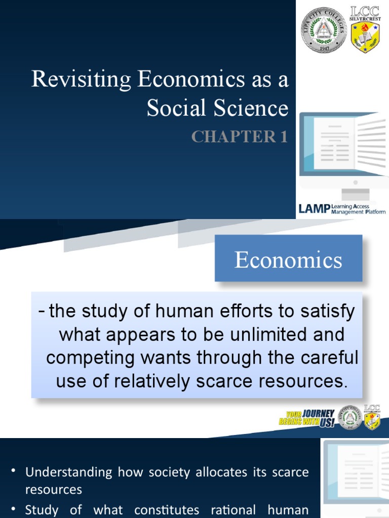 UNIT 1 LESSON 1 Revisiting Economics As A Social Science | PDF ...