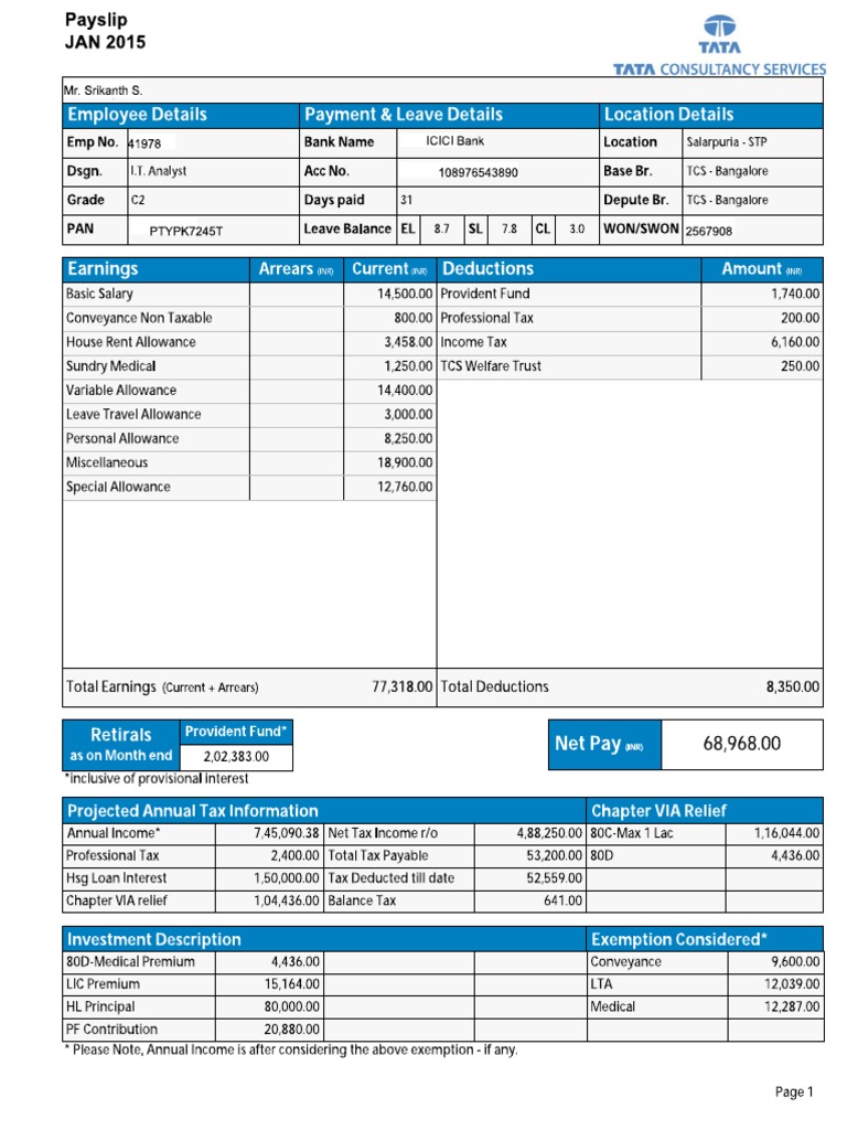 Salary Slip | PDF