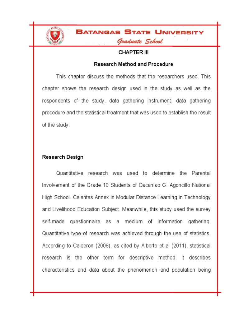 Research Final Chapter 3 | PDF | Science & Mathematics