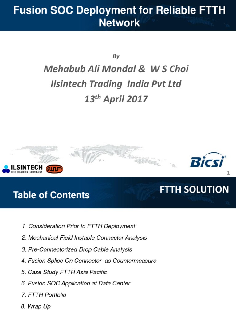 Fusion Soc Deployment For Reliable | PDF | Optical Fiber | Fiber To The X