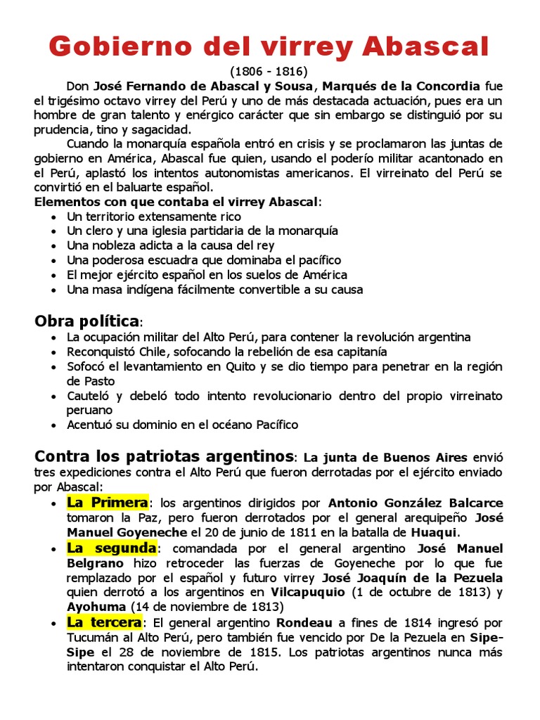 Gobierno de Abascal | PDF