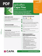 Ficha Tecnica Repemax Capa Fina (Intaco) - 1 | PDF | Hormigón | Pintar