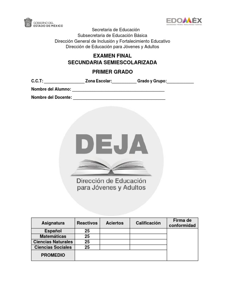 Examen Final de Primer Grado Secundaria | PDF | Américas | Astronomía
