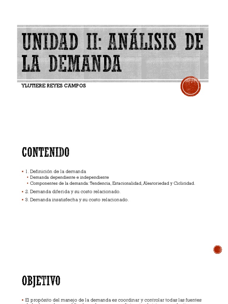 Conceptos Clave de la Demanda | PDF | Demanda | Mercado (economía)