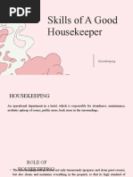 Lesson 2 - Handling Housekeeping Requests | PDF | Housekeeping | Home