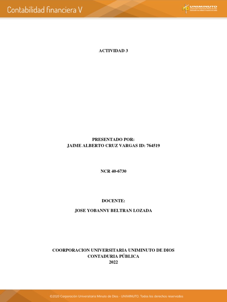 Uni2 Act3 Rec Fon Com Plu Cre Mer | PDF | Contabilidad | Teneduría de ...