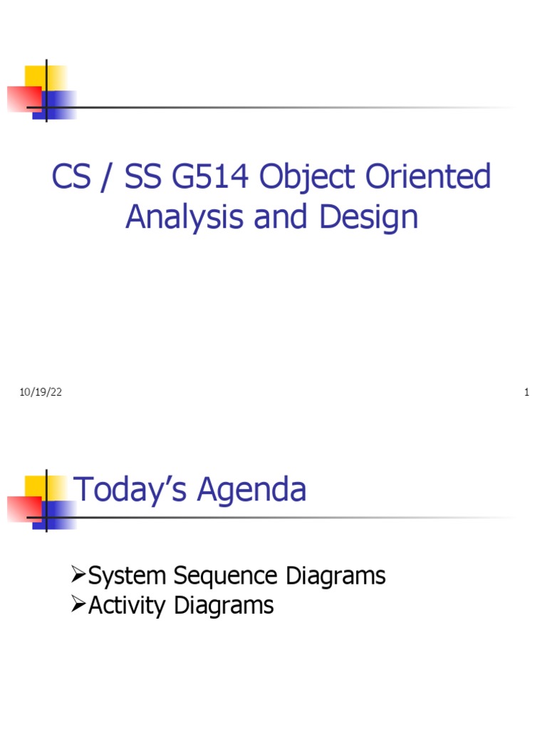 Lecture-Activity Diagrams | PDF | Use Case | Point Of Sale
