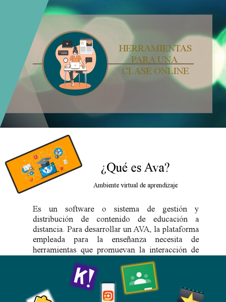 Herramientas para Clases Online con Ava | PDF