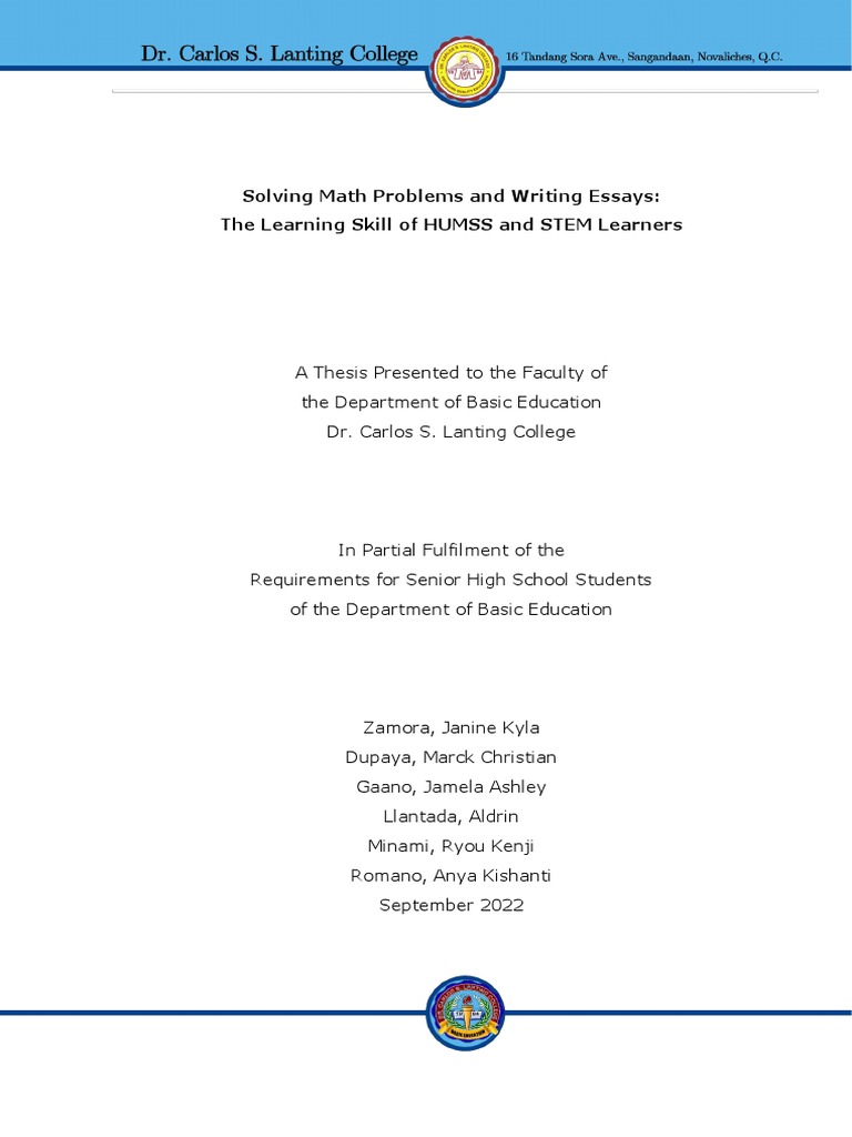 Research - Title-Sop-Instrument-Questionnaire - Group 7 | PDF ...